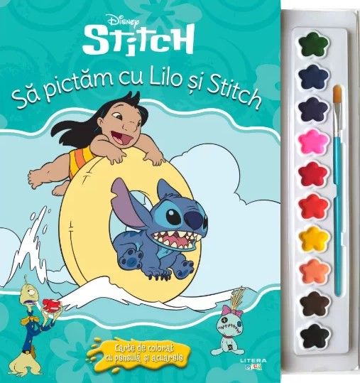Disney. Stitch: Sa pictam cu Lilo si Stitch. Carte de colorat cu ...
